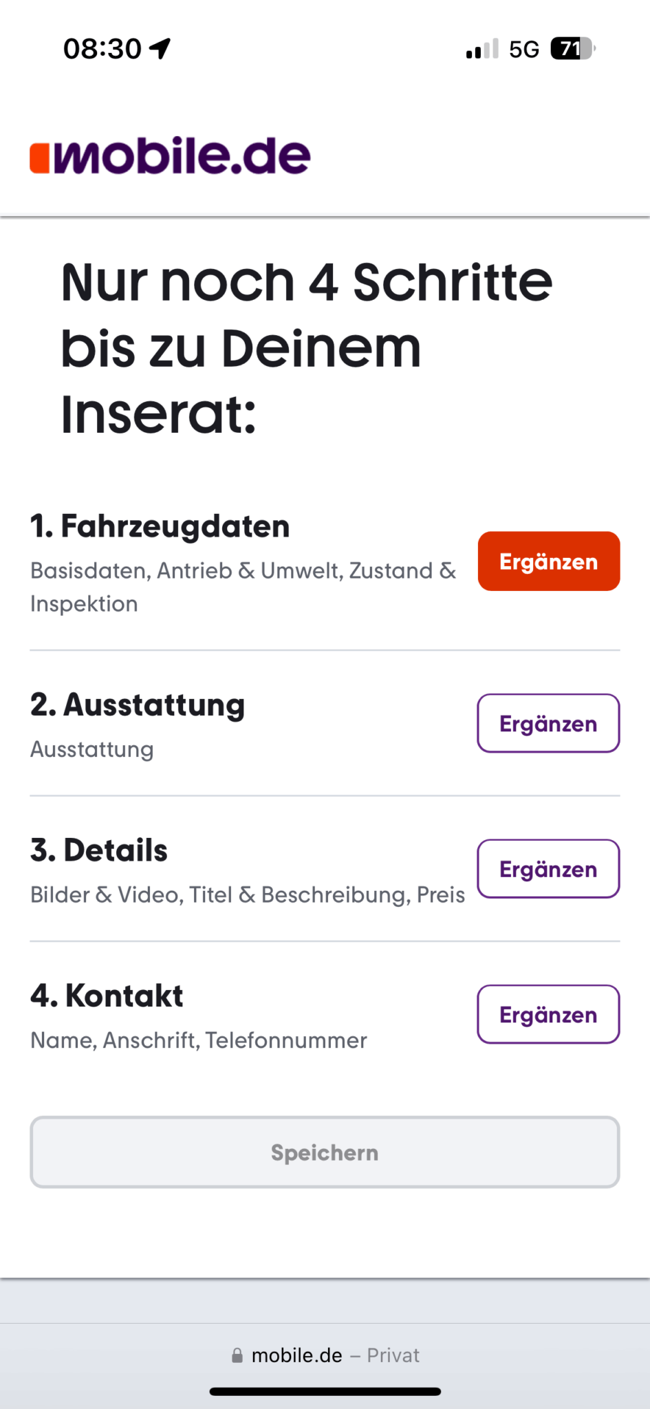 Motorrad verkaufen über mobile.de - motowert